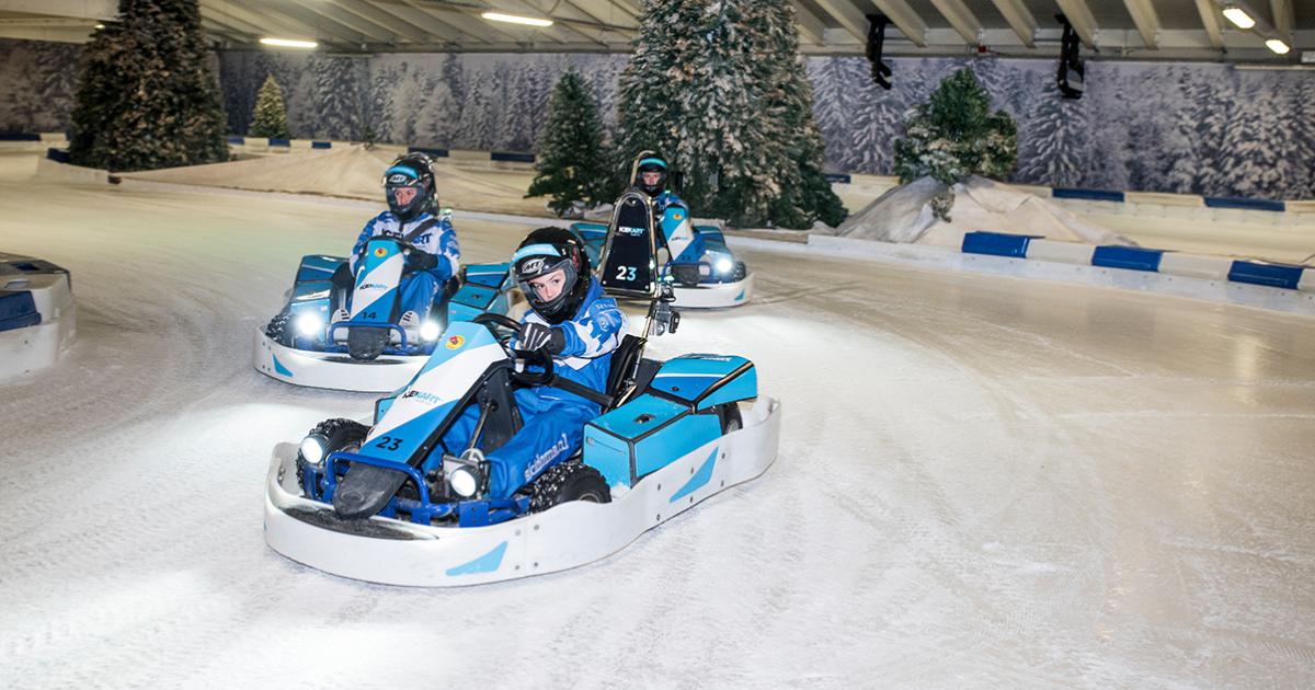 Karten op écht ijs!